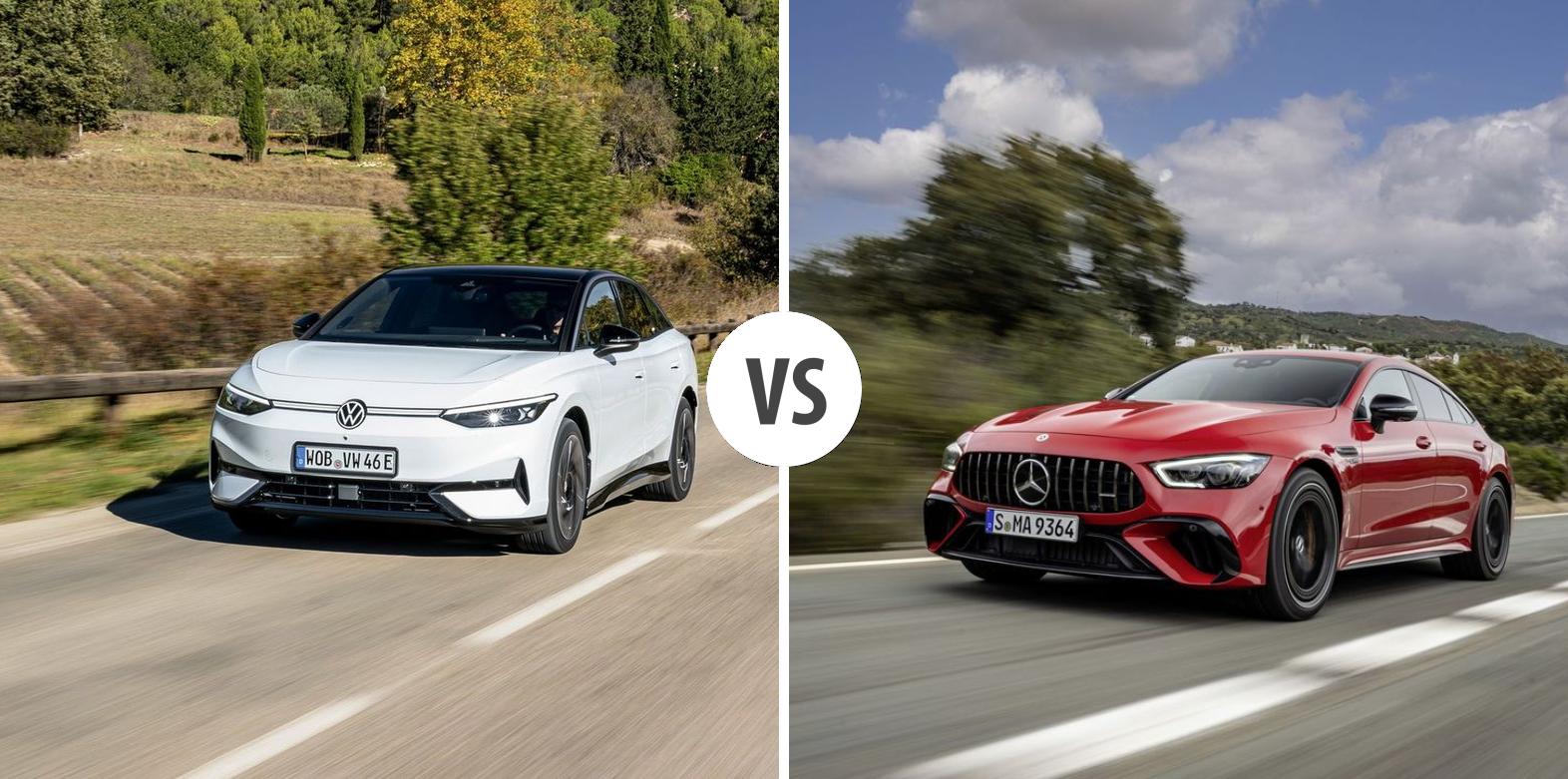 Volkswagen ID.7 VS Mercedes AMG GT 4-Türer Coupé – Vergleiche Preise ...