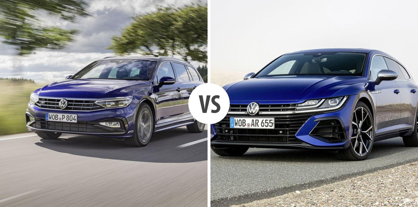 Volkswagen Passat Variant VS Volkswagen Arteon Shooting Brake ...