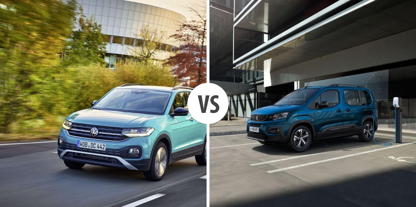 Volkswagen T-Cross VS Peugeot e-Rifter – Vergleiche Preise, Leistung ...