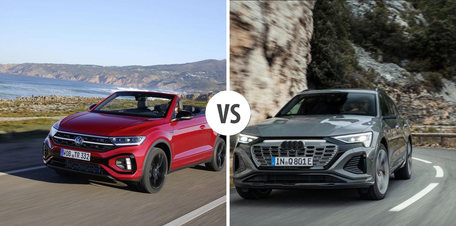 Volkswagen T-Roc Cabriolet VS Audi Q8 e-tron – Vergleiche Preise ...