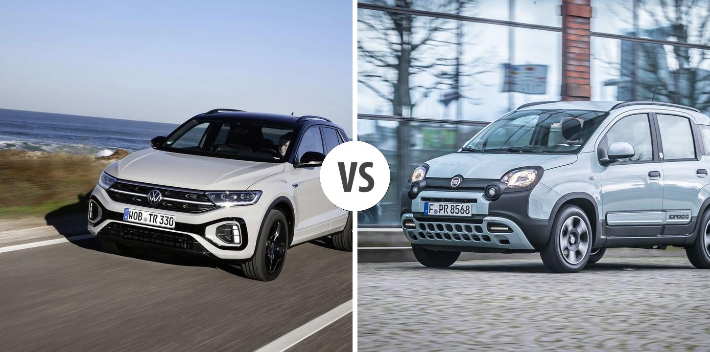 Volkswagen T-Roc VS FIAT Panda Autovergleich | AUTOGOTT.DE