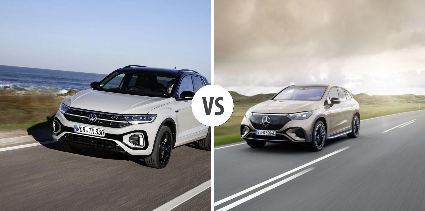 Volkswagen T-Roc VS Mercedes EQE SUV – Vergleiche Preise, Leistung ...