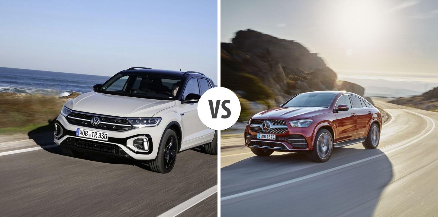Volkswagen T-Roc VS Mercedes GLE Coupé – Vergleiche Preise, Leistung ...