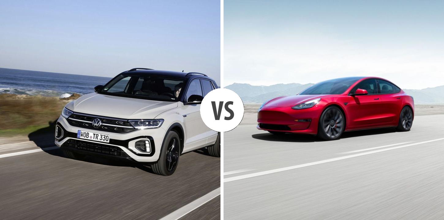 Volkswagen T-Roc VS TESLA Model 3 – Vergleiche Preise, Leistung ...