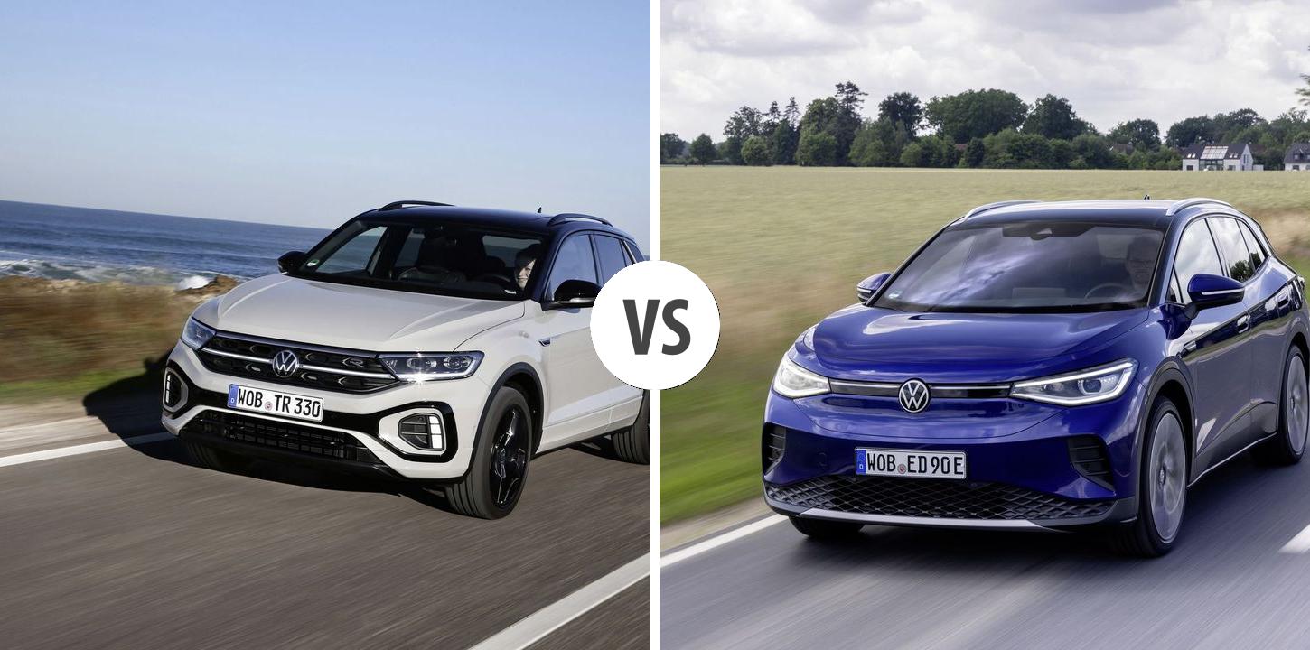 Volkswagen T-Roc VS Volkswagen ID.4 – Vergleiche Preise, Leistung ...