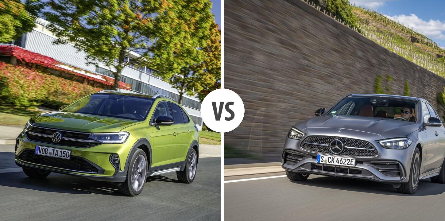 Volkswagen Taigo VS Mercedes C-Klasse Limousine – Vergleiche Preise ...