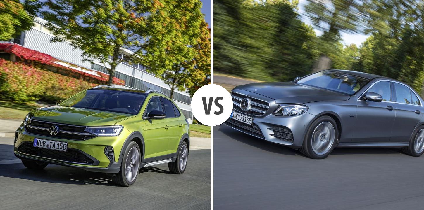 Volkswagen Taigo VS Mercedes E-Klasse Limousine – Vergleiche Preise ...