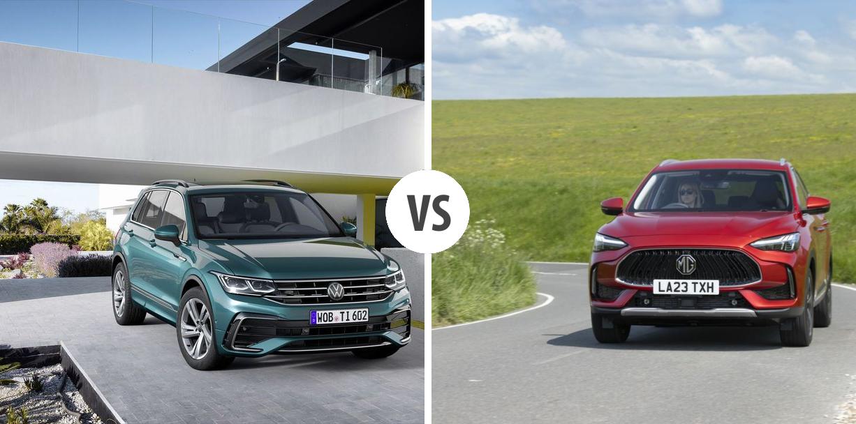 Volkswagen Tiguan VS MG HS Autovergleich | AUTOGOTT.DE