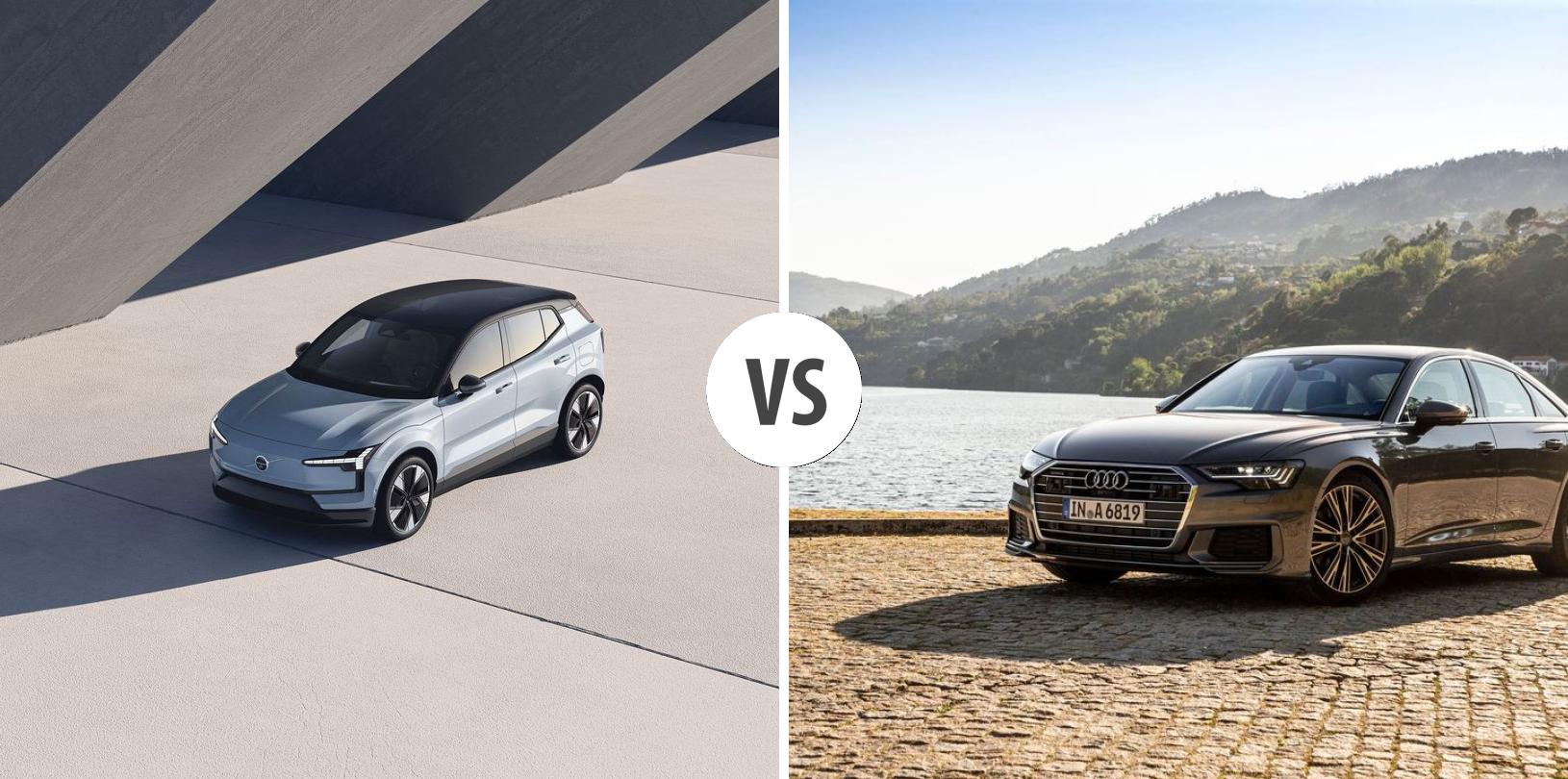 Volvo EX30 VS Audi A6 Limousine Autovergleich | AUTOGOTT.DE