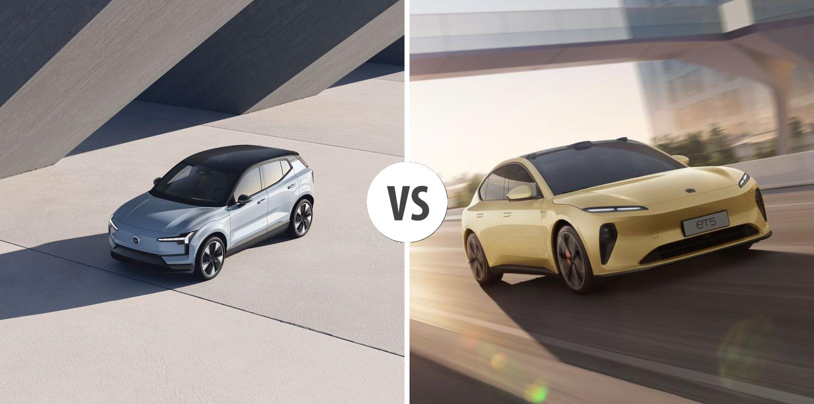 Volvo EX30 VS Nio ET5 – Vergleiche Preise, Leistung, Kofferraum & Ausstattungen | AUTOGOTT.DE