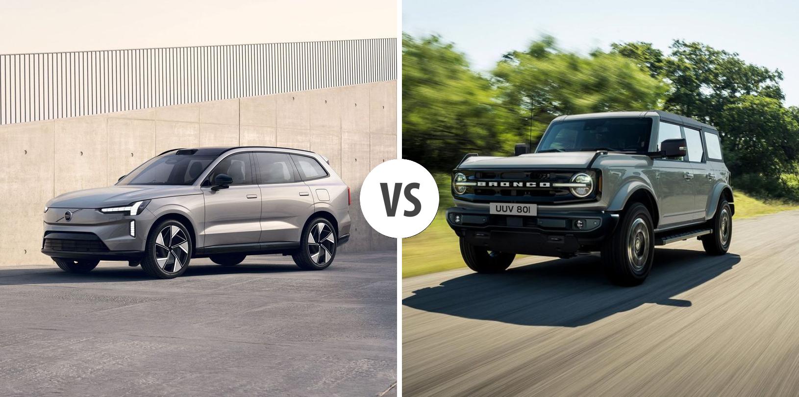 Volvo EX90 VS Ford Bronco – Vergleiche Preise, Leistung, Kofferraum ...