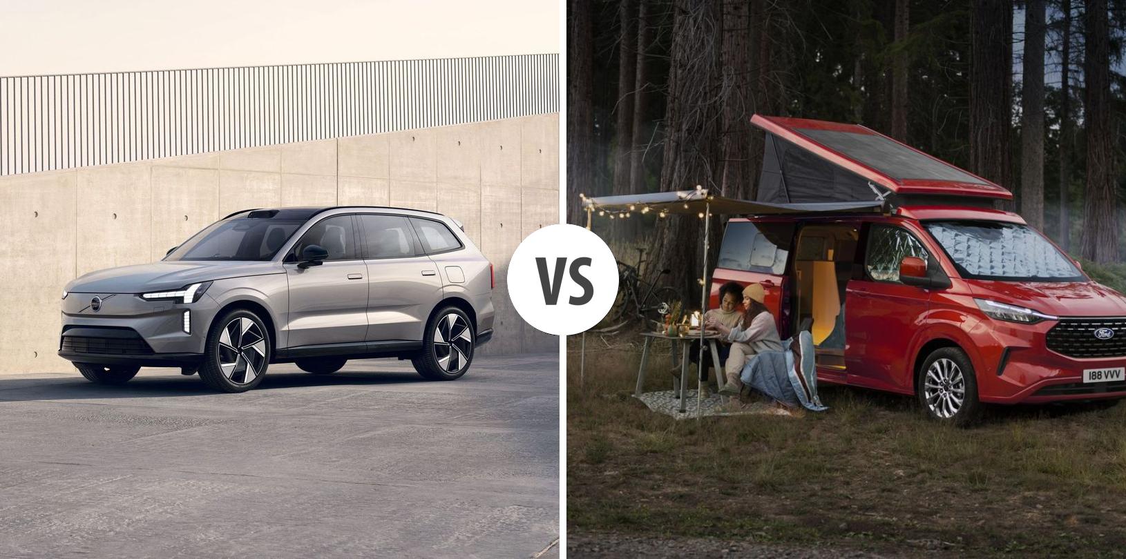 Volvo EX90 VS Ford Transit Custom Wohnmobil – Vergleiche Preise ...
