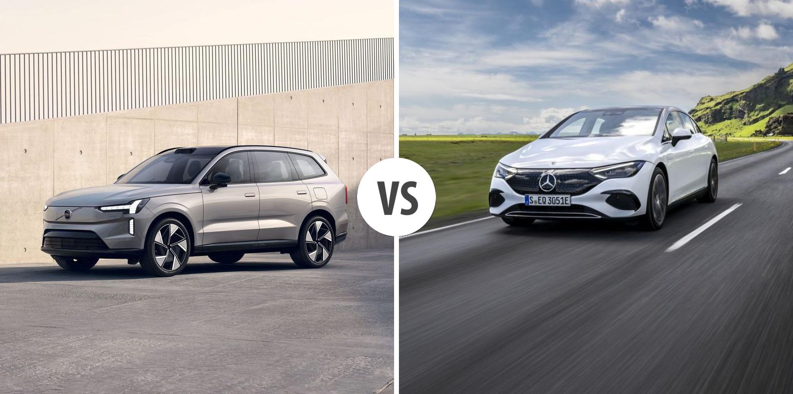 Volvo EX90 VS Mercedes EQE Limousine Autovergleich | AUTOGOTT.DE