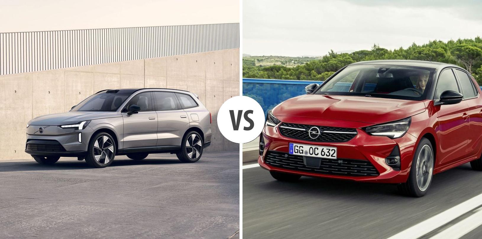 Volvo EX90 VS Opel Corsa Electric – Vergleiche Preise, Leistung ...