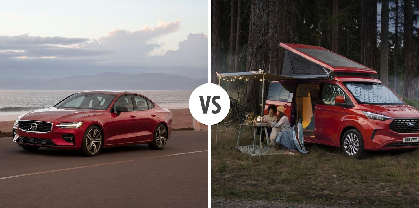 Volvo S60 VS Ford Transit Custom Wohnmobil – Vergleiche Preise ...