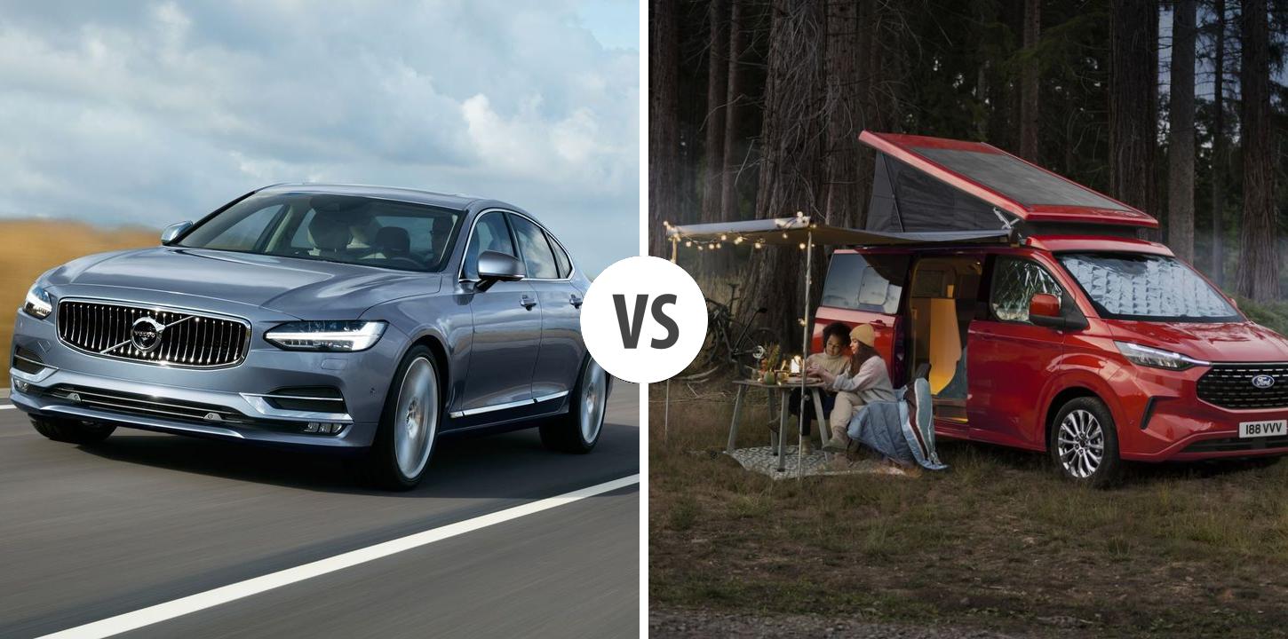 Volvo S90 VS Ford Transit Custom Wohnmobil – Vergleiche Preise ...