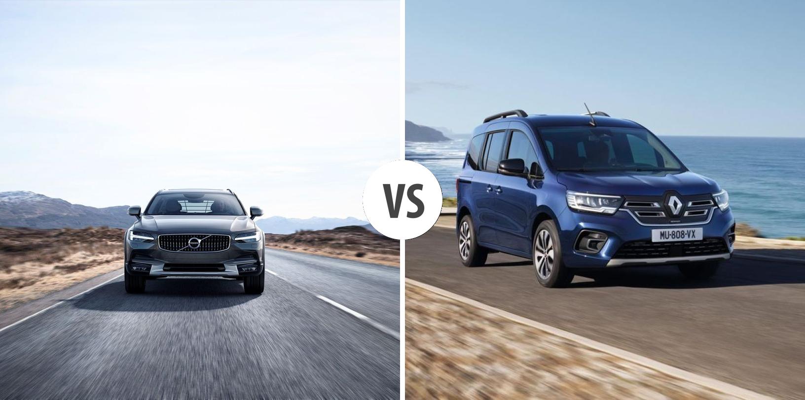 Volvo V90 Cross Country VS Renault Kangoo E-TECH – Vergleiche Preise ...