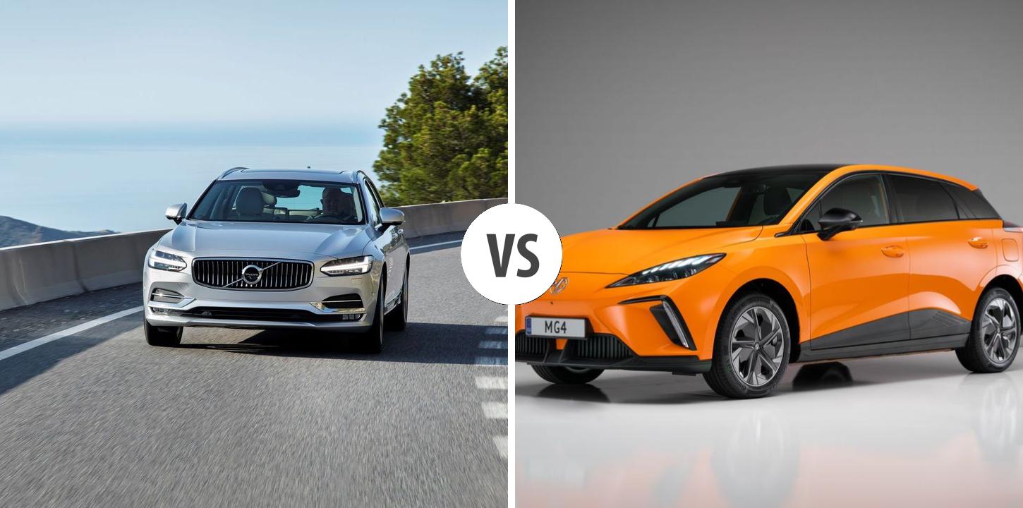 Volvo V90 VS MG MG 4 – Vergleiche Preise, Leistung, Kofferraum ...