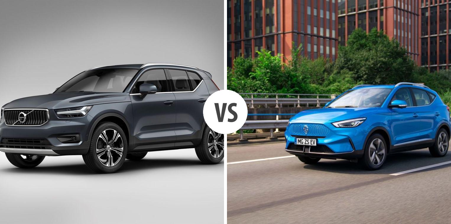 Volvo XC40 VS MG ZS EV – Vergleiche Preise, Leistung, Kofferraum ...