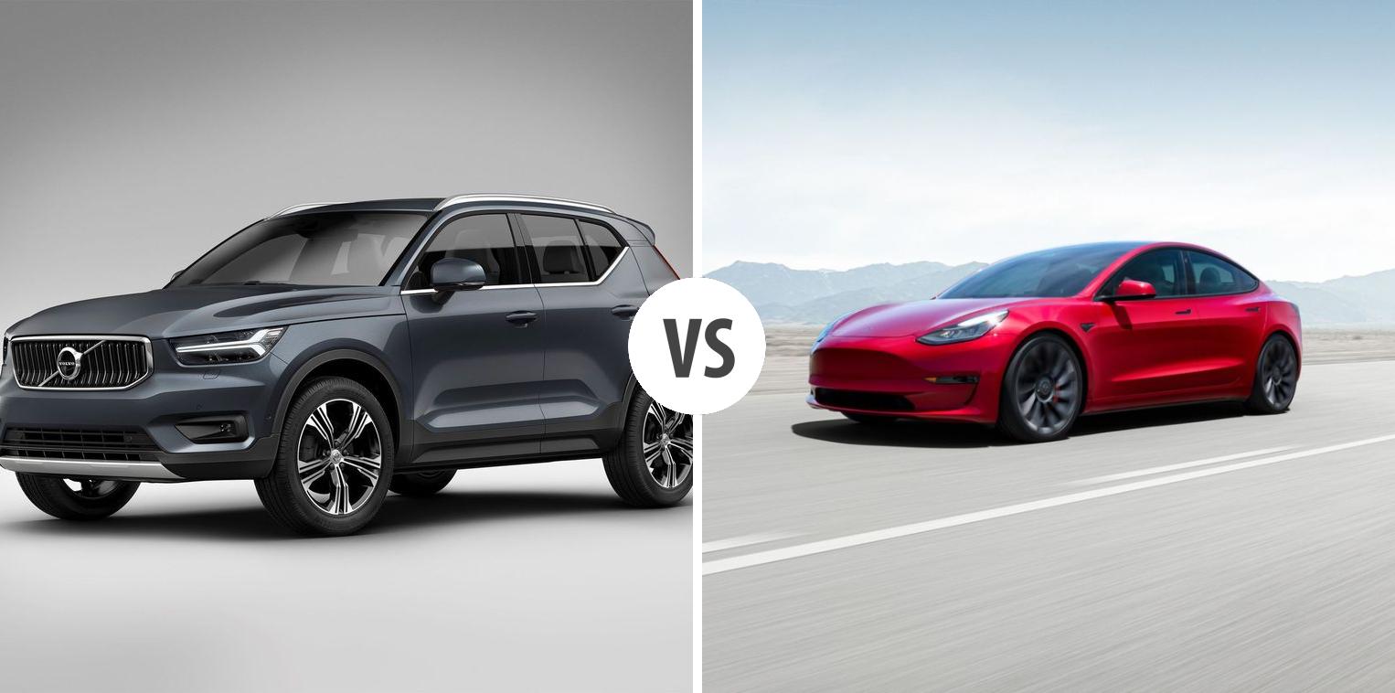 Volvo XC40 VS TESLA Model 3 – Vergleiche Preise, Leistung, Kofferraum ...