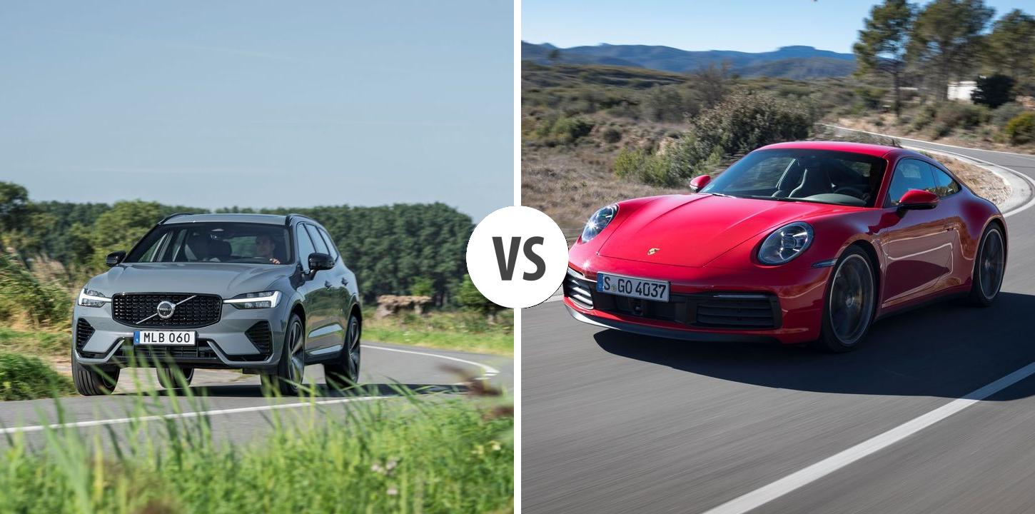 Volvo XC60 VS Porsche 911 Coupé – Vergleiche Preise, Leistung ...